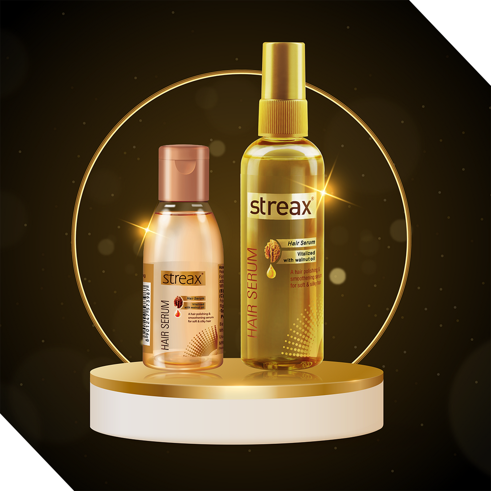 Streax Hair Serum Vitalised with Walnut Oil